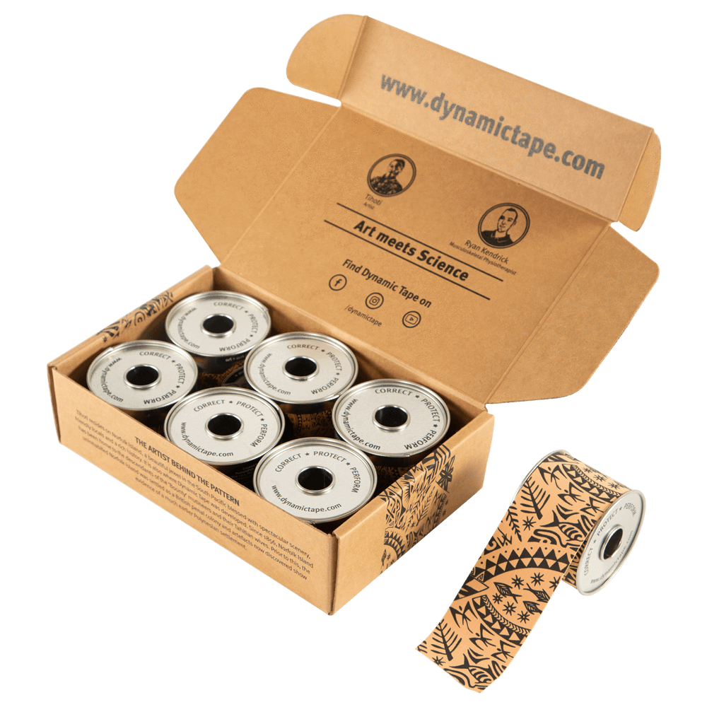 Dynamic Tape - 2in Black Tattoo BOX (6 rolls)